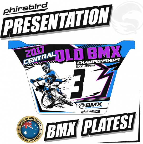 CUSTOM BMX RACE PLATES | PHIREBIRD